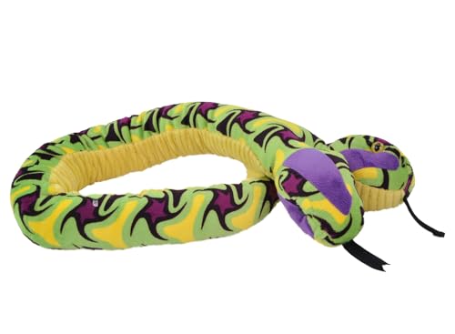 Wild Republic Snake Plush Stuffed Animal Toy, Gifts for Kids, Siamese Whirlpool, 54 Inches