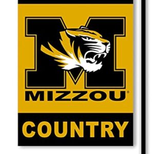 BSI PRODUCTS, INC. - Missouri Tigers 2-Sided Country Garden Flag & Plastic Pole with Suction Cups - MU Football Pride - Durable for Indoor and Outdoor Use - Great Fan Gift Idea - Country