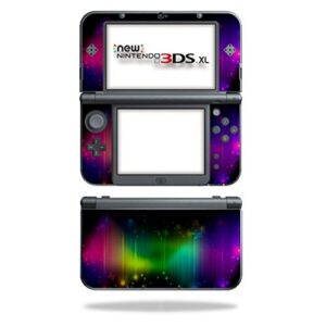 mightyskins skin compatible with new nintendo 3ds xl (2015) cover wrap sticker skins glow