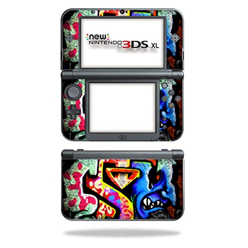 MightySkins Skin Compatible with New Nintendo 3DS XL (2015) Cover wrap Sticker Skins Loud Graffiti