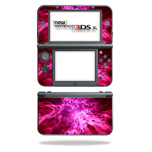 MightySkins Skin Compatible with New Nintendo 3DS XL (2015) Cover wrap Sticker Skins Red Mystic Flames