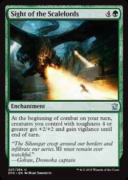 Magic The Gathering - Sight of Scalelords (207/264) - Dragons of Tarkir