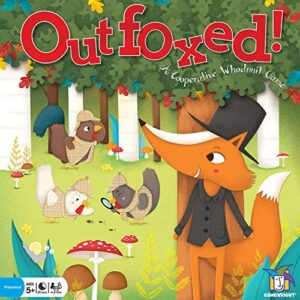 OUTFOXED, A CLASSIC WHO DUNNIT GAME FOR PRESCHOOLERS, 4 players