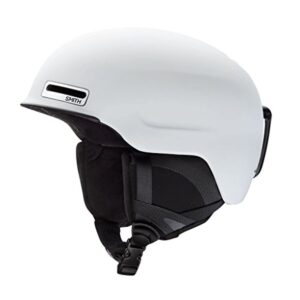 smith maze mips snow helmet in matte white, size large