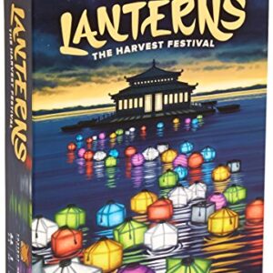 Renegade Game Studios Lanterns: The Harvest Festival, Fast Paced Card Game Set, 2-4 Players, 30 Min Playing Time, Place Tiles to Adorn The Palace Lake with Floating Lanterns, Earn The Most Honor Before The Festival Begins