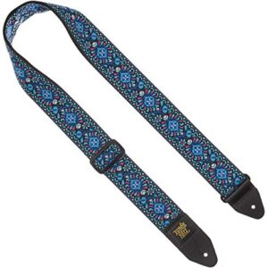 Ernie Ball Jacquard Guitar Strap, Indigo Orchid (P04097), 41" - 72"