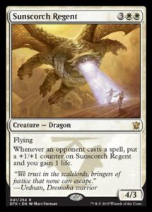 magic the gathering - sunscorch regent (041/264) - dragons of tarkir