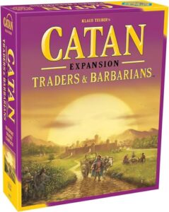 catan traders & barbarians board game expansion - customize your catan experience! strategy game, family game for kids and adults, ages 12+, 3-4 players, 90 minute playtime, made by catan studio