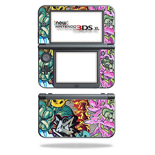 MightySkins Skin Compatible with New Nintendo 3DS XL (2015) Cover wrap Sticker Skins Graffiti Wild Styles