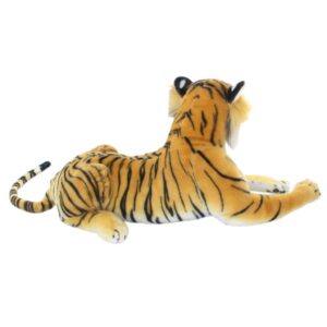 JESONN Realistic Big Stuffed Animals Tiger Plush Cat Toys 23.6 Inch (Brown)