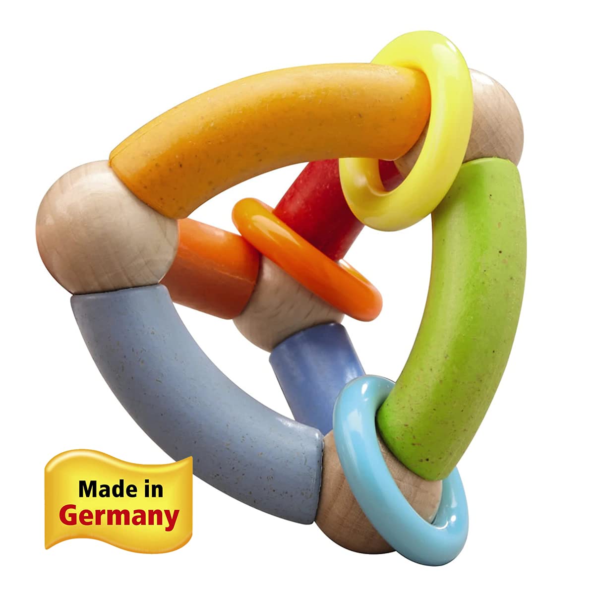 HABA Color Pyramid Clutching Toy (Made in Germany)