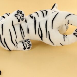 JESONN Realistic Stuffed Animals Soft Plush Toy Tiger Beige for Kids Birthday Gifts,13.5" or 35CM,1PC