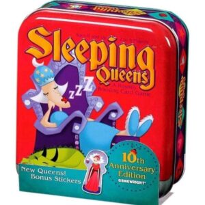 sleeping queens 10th anniversary tin card game