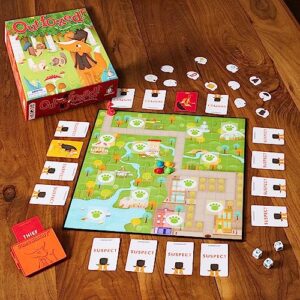 OUTFOXED, A CLASSIC WHO DUNNIT GAME FOR PRESCHOOLERS, 4 players