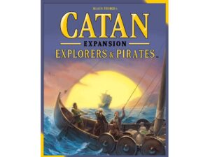 catan explorers & pirates board game 5-6 player extension - expand your catan game for more players, strategy game for kids & adults, ages 12+, 3-6 players, 90-120 min playtime, made by catan studio