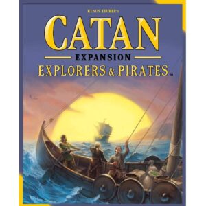 CATAN Explorers & Pirates Board Game 5-6 Player EXTENSION - Expand Your CATAN Game for More Players, Strategy Game for Kids & Adults, Ages 12+, 3-6 Players, 90-120 Min Playtime, Made by CATAN Studio