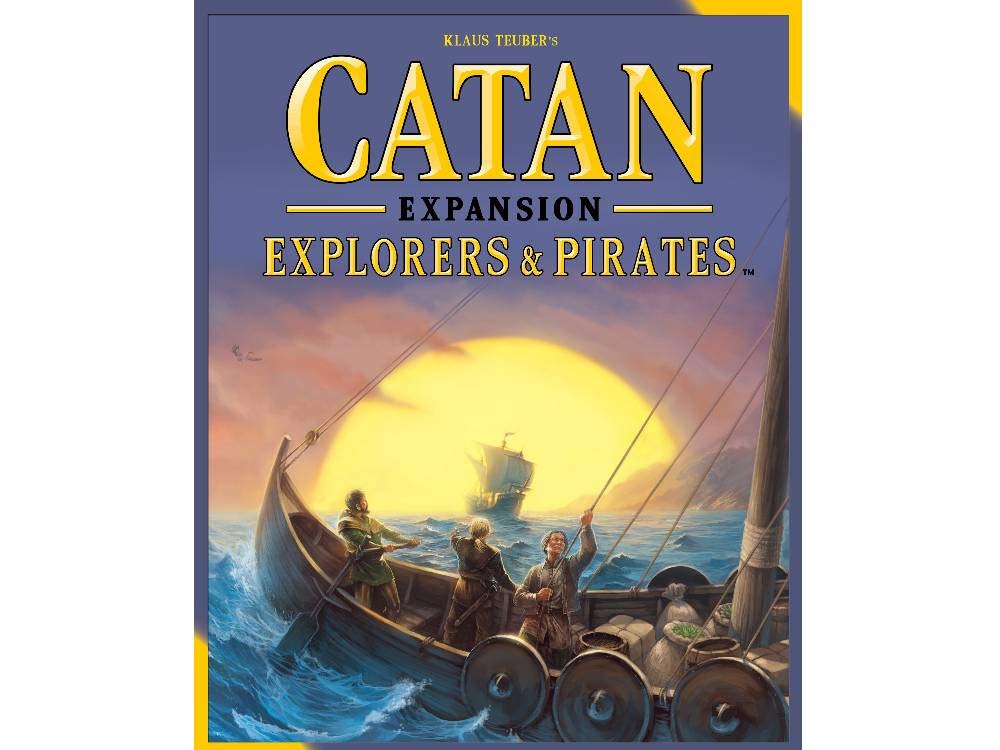 CATAN Explorers & Pirates Board Game 5-6 Player EXTENSION - Expand Your CATAN Game for More Players, Strategy Game for Kids & Adults, Ages 12+, 3-6 Players, 90-120 Min Playtime, Made by CATAN Studio