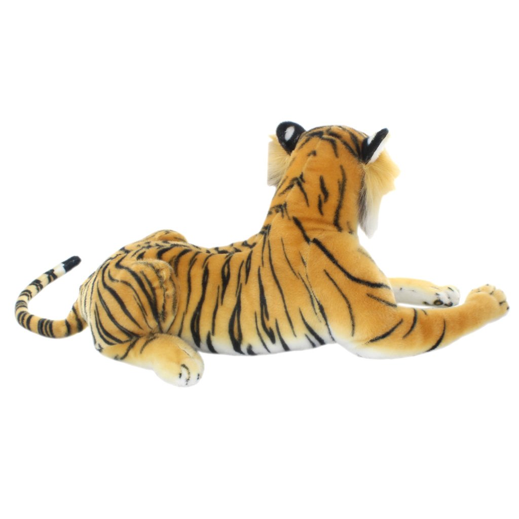 JESONN Realistic Giant Stuffed Animals Tiger Plush Toys,Brown,27.5" or 70 Centimeter,1PC