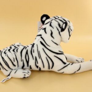 JESONN Realistic Stuffed Animals Soft Plush Toy Tiger Beige for Kids Birthday Gifts,13.5" or 35CM,1PC