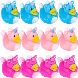 unicorn rubber ducks - 12 pc