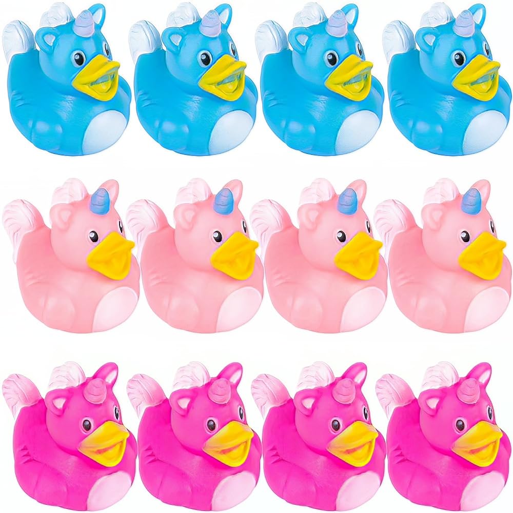 Unicorn Rubber Ducks - 12 pc