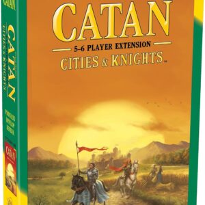 CATAN Cities & Knights Board Game 5-6 Player EXTENSION | Strategy Game | Adventure Game | Family Game for Adults and Kids | Ages 12+ | 2-6 Players | Avg. Playtime 60-90 Minutes | Made by CATAN Studio