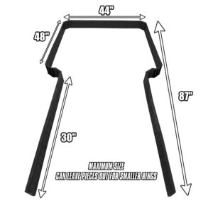 Ultimate Wrestling Ring Deluxe Playset with Barricade, Ring & Commentators Tables for Wrestling Action Figures