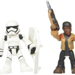 Playskool Heroes Galactic Heroes Star Wars Resistance Finn (Jakku) & First Order Stormtrooper