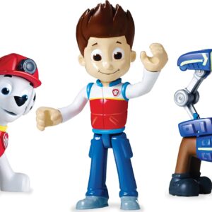 Paw Patrol Action Pack Pups Figure Set, 3-Pack, Ryder, Chase and Marshall