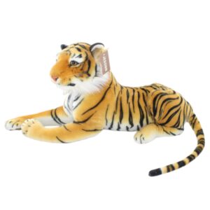 JESONN Realistic Giant Stuffed Animals Tiger Plush Toys,Brown,27.5" or 70 Centimeter,1PC