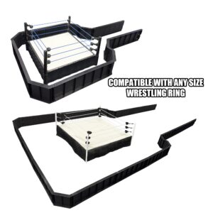 Ultimate Wrestling Ring Barricade Playset for Wrestling Action Figures