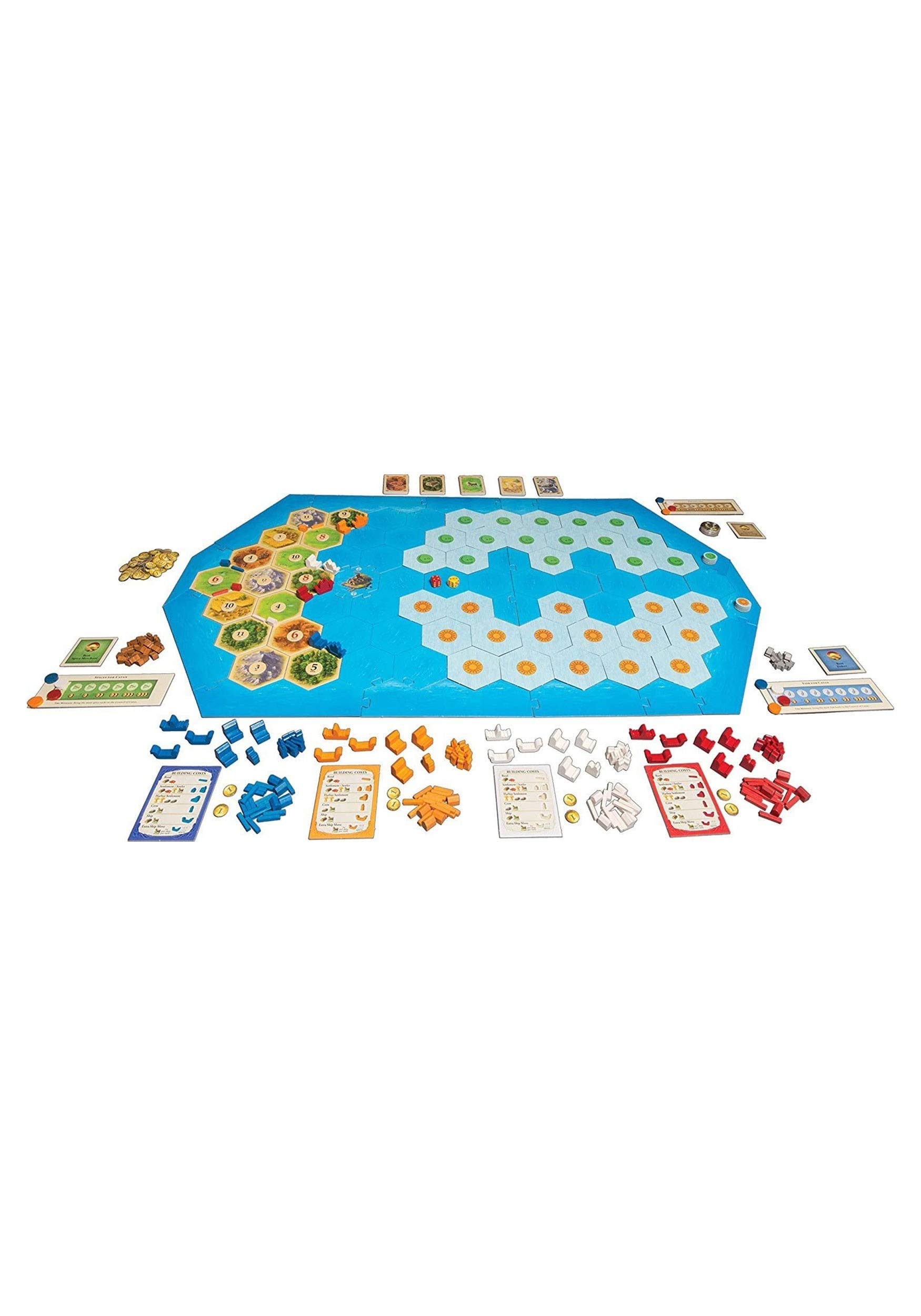 CATAN Explorers & Pirates Board Game Expansion - Set Sail on Epic Adventures! Strategy Game, Family Game for Kids and Adults, Ages 12+, 3-4 Players, 90 Minute Playtime, Made by CATAN Studio