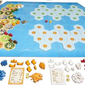 CATAN Explorers & Pirates Board Game 5-6 Player EXTENSION - Expand Your CATAN Game for More Players, Strategy Game for Kids & Adults, Ages 12+, 3-6 Players, 90-120 Min Playtime, Made by CATAN Studio