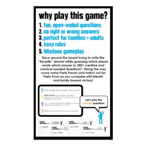 All Things Equal, Inc. Loaded Questions Party - An Epic Party Game of Fun Questions, Personal Answers and Instant Laughter, 4 to 8 Players