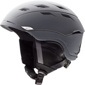 smith optics unisex adult sequel snow sports helmet - matte charcoal large (59-63cm)