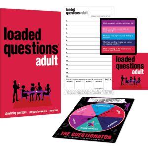 All Things Equal, Inc. ADULT LOADED QUESTIONS, a Rousing Adult Party Game, Over 300 Suggestive, Silly, Stimulating Questions, 4 to 6 Players, for Ages 17 and up