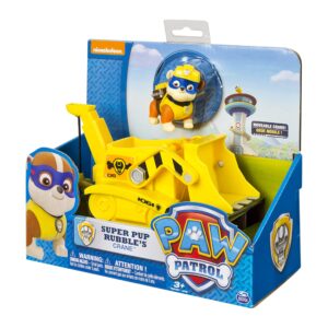 Paw Patrol Super Pup Rubble's Crane, Vehicle and Figure