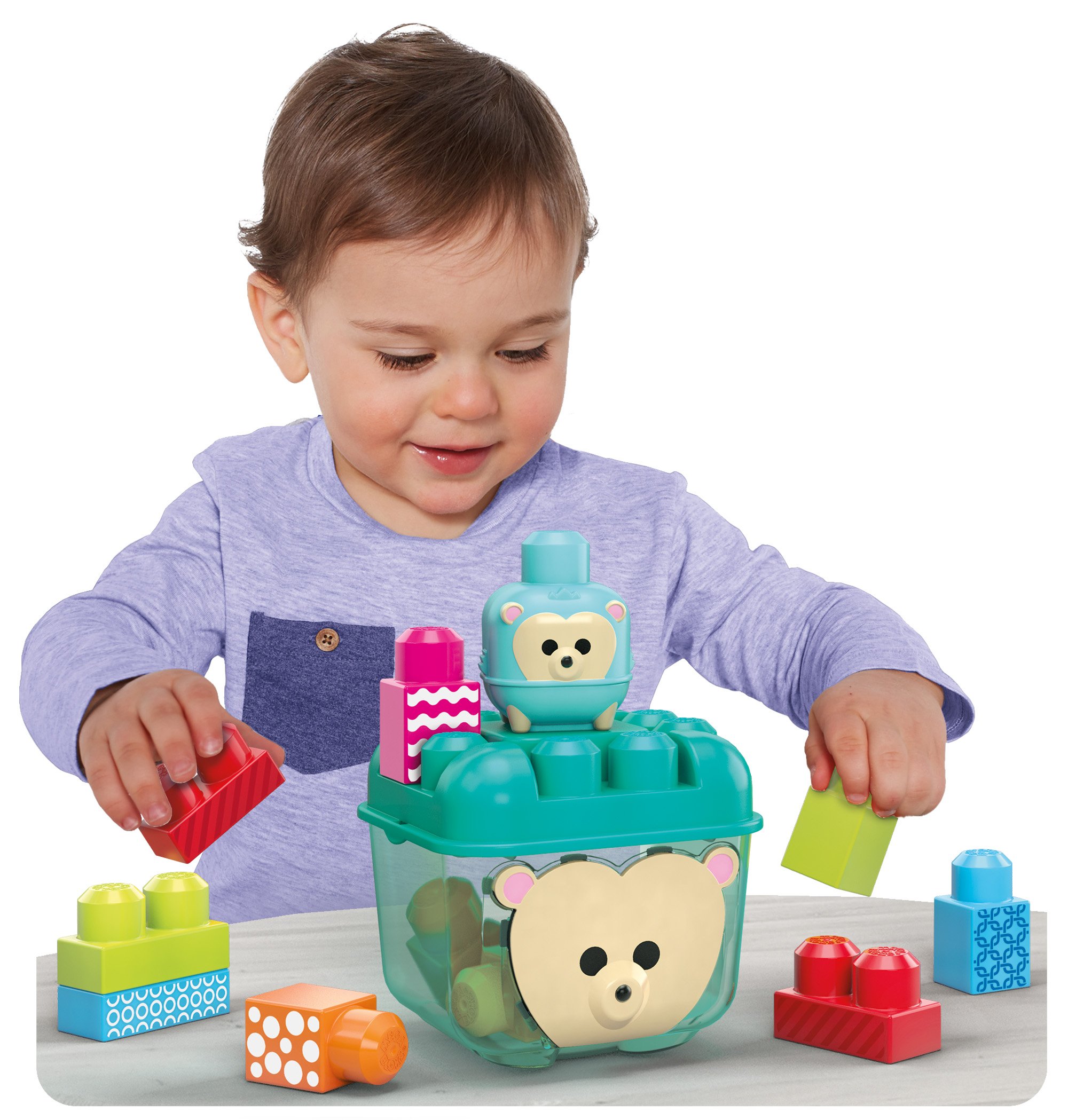 Mega Bloks First Builders Build 'n Giggle Discoveries Hedgehog Building Set