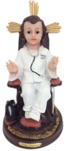 nino doctor jesus / child doctor statue 8 inch 2614-8 new in the box