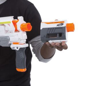 NERF Modulus ECS Motorized Blaster, Removable Scope, Drop Grip, Barrel, Stock, 10-Dart Clip (Amazon Exclusive)