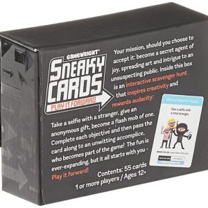 Gamewright Sneaky Cards Card Game, Multi-colored, 5"