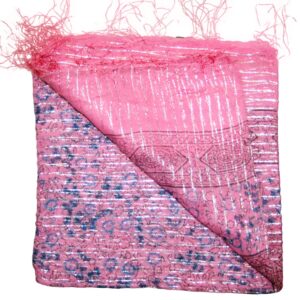 Jon's Imports Pink Israeli Tichel Hair Cover Chemo Wrap Headscarf Scarves 100% Cotton Design