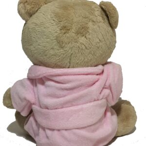 Ganz 10.5" Get Well Teddy with Pink Robe Plush