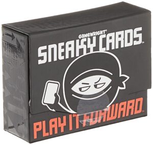 gamewright sneaky cards card game, multi-colored, 5"