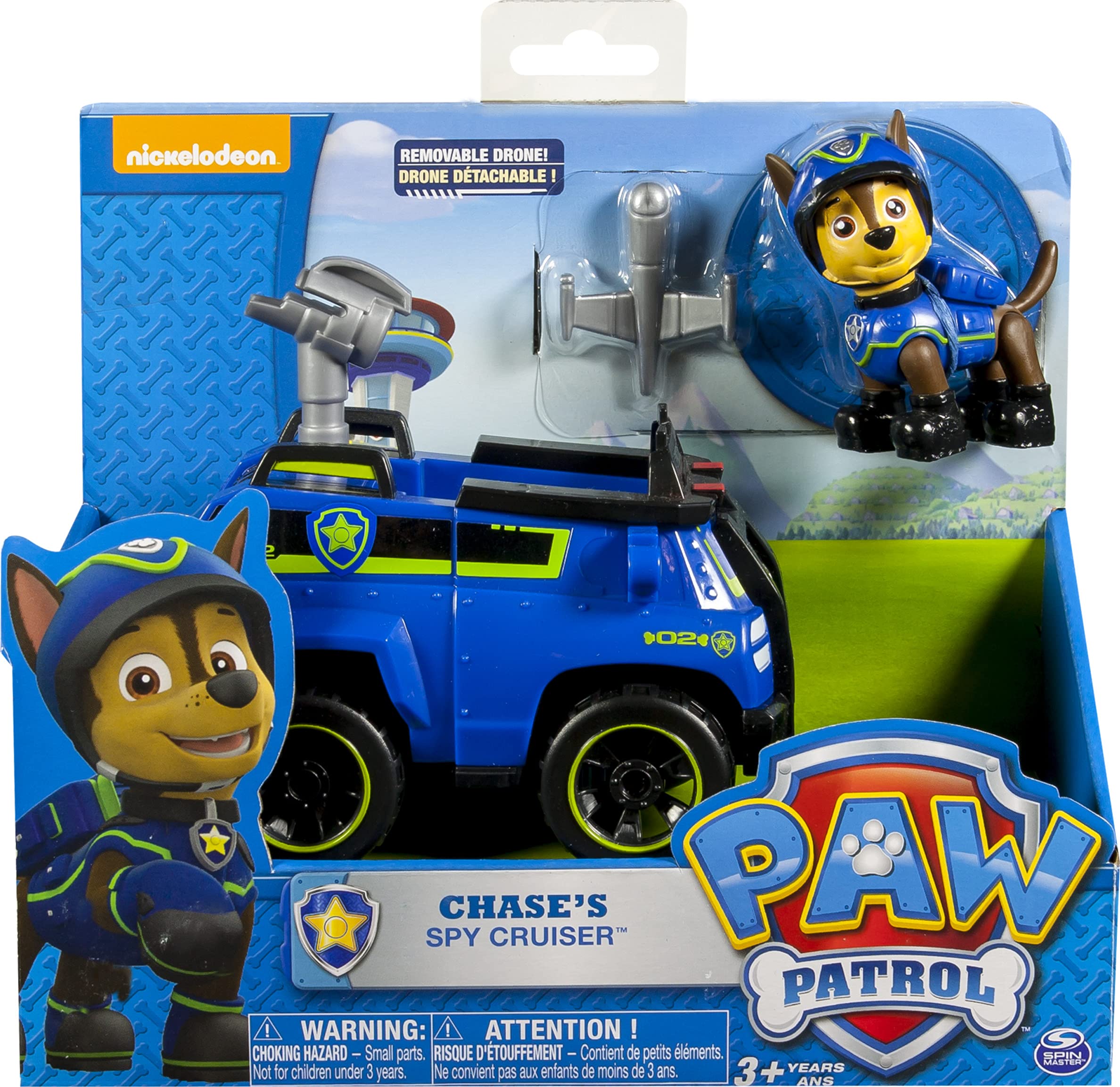 Paw Patrol Chase's Spy Cruiser, Vehicle & Figure, Multicolor (20068612-6026594)