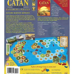 CATAN Explorers & Pirates Board Game Expansion - Set Sail on Epic Adventures! Strategy Game, Family Game for Kids and Adults, Ages 12+, 3-4 Players, 90 Minute Playtime, Made by CATAN Studio