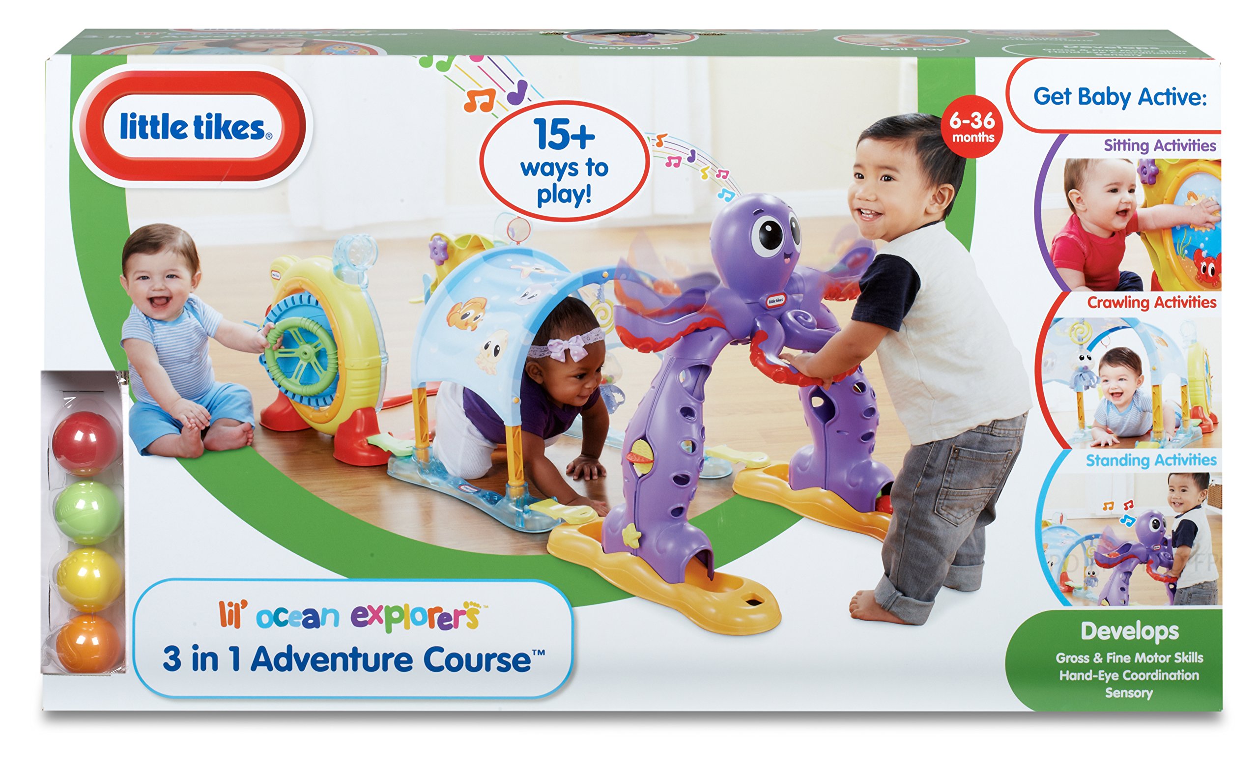 Little Tikes - Lil’ Ocean Explorers 3-in-1 Adventure Course