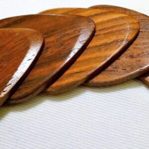 US Blues P3-TWRS Tone Woods Indian Rosewood Guitar Picks Brown Medium