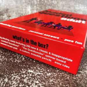 All Things Equal, Inc. ADULT LOADED QUESTIONS, a Rousing Adult Party Game, Over 300 Suggestive, Silly, Stimulating Questions, 4 to 6 Players, for Ages 17 and up