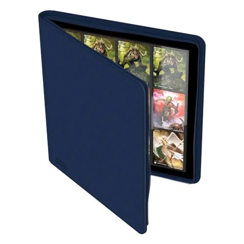 Ultimate Guard Zipfolio 480 – 24 Pocket XenoSkin (Quadrow) Blue